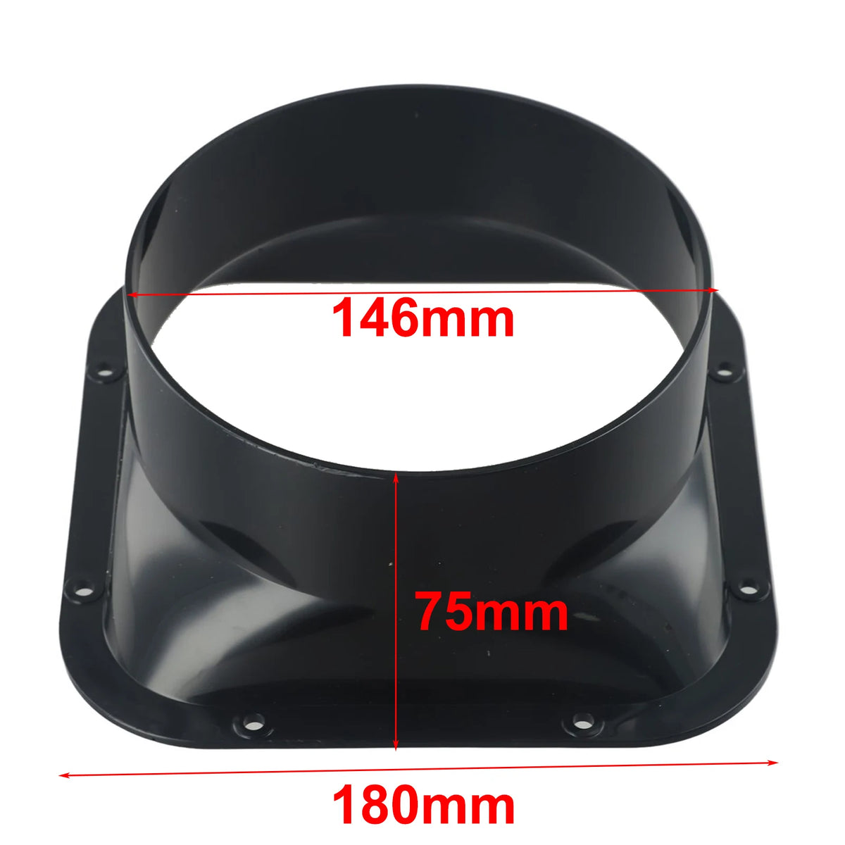 150mm/200mm Ventilation Duct Flange Connector | Corrosion-Resistant Air ...